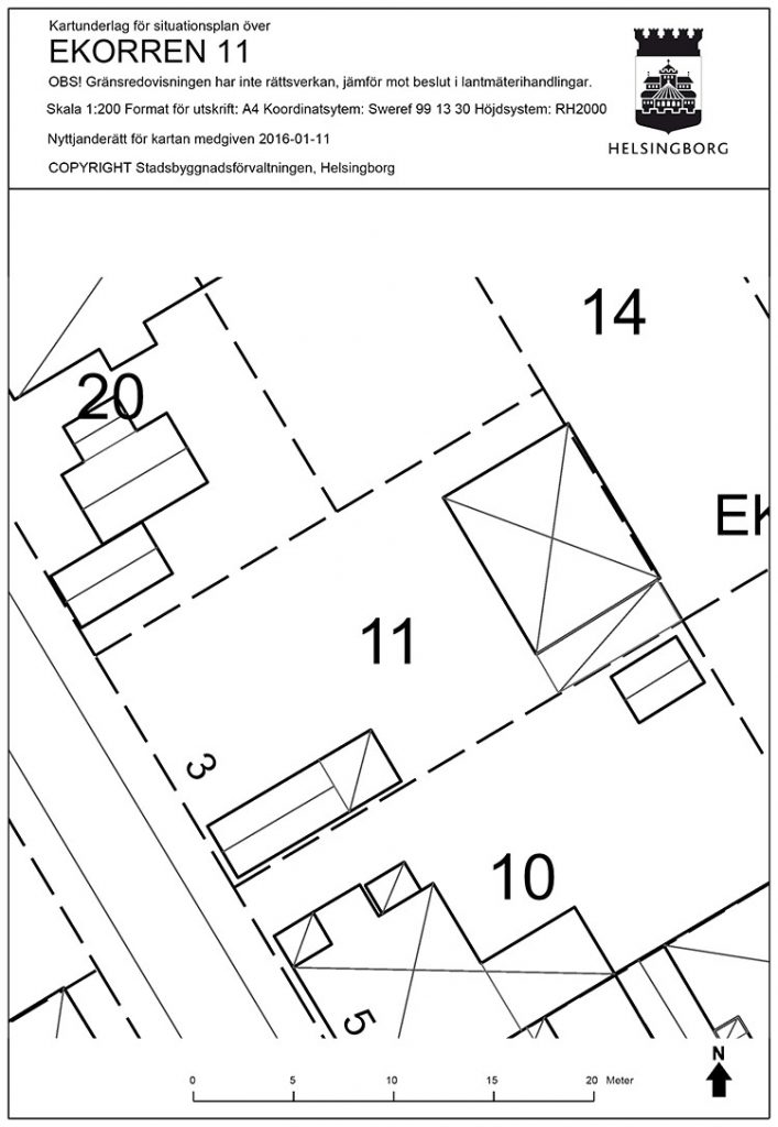Kartunderlag till situationsplan | Helsingborg.se