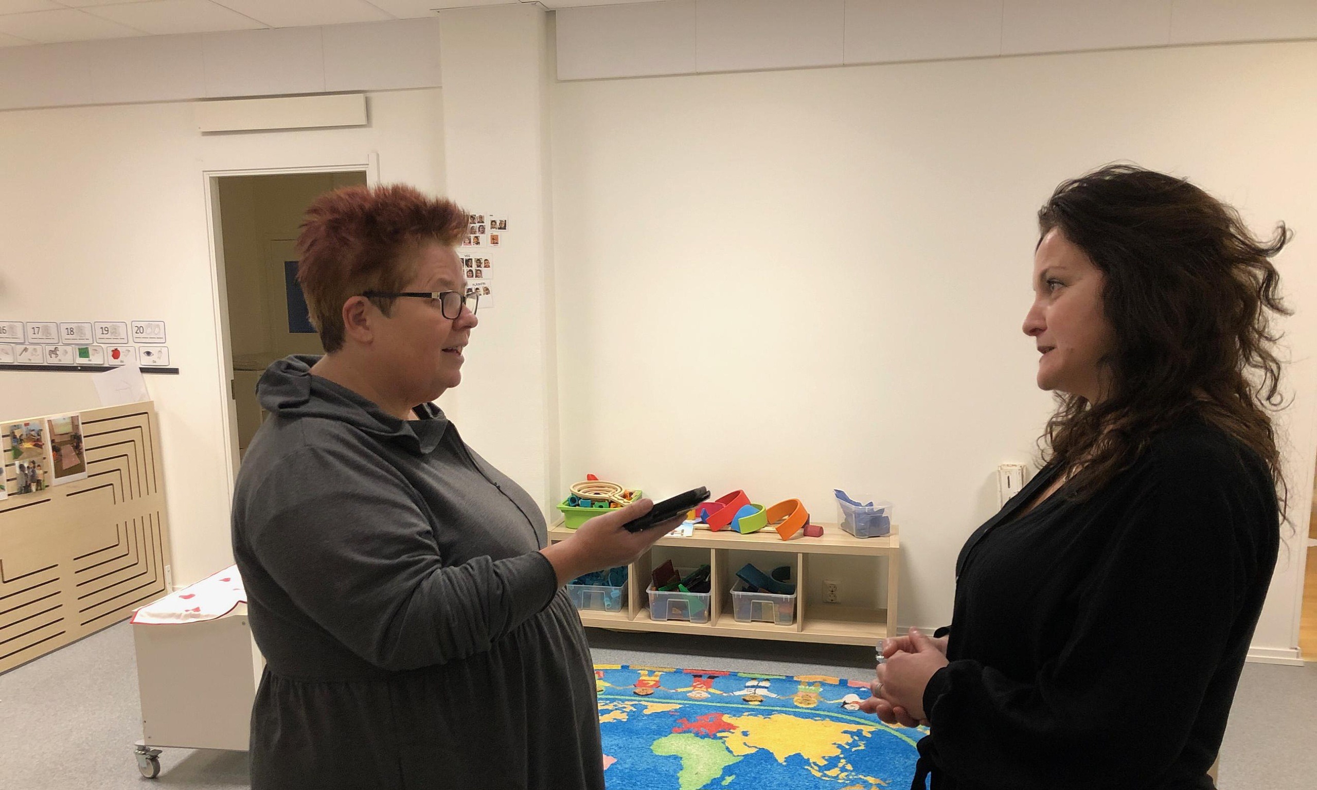 Gemensam språkresurs vid hämtning och lämning på förskolan ...