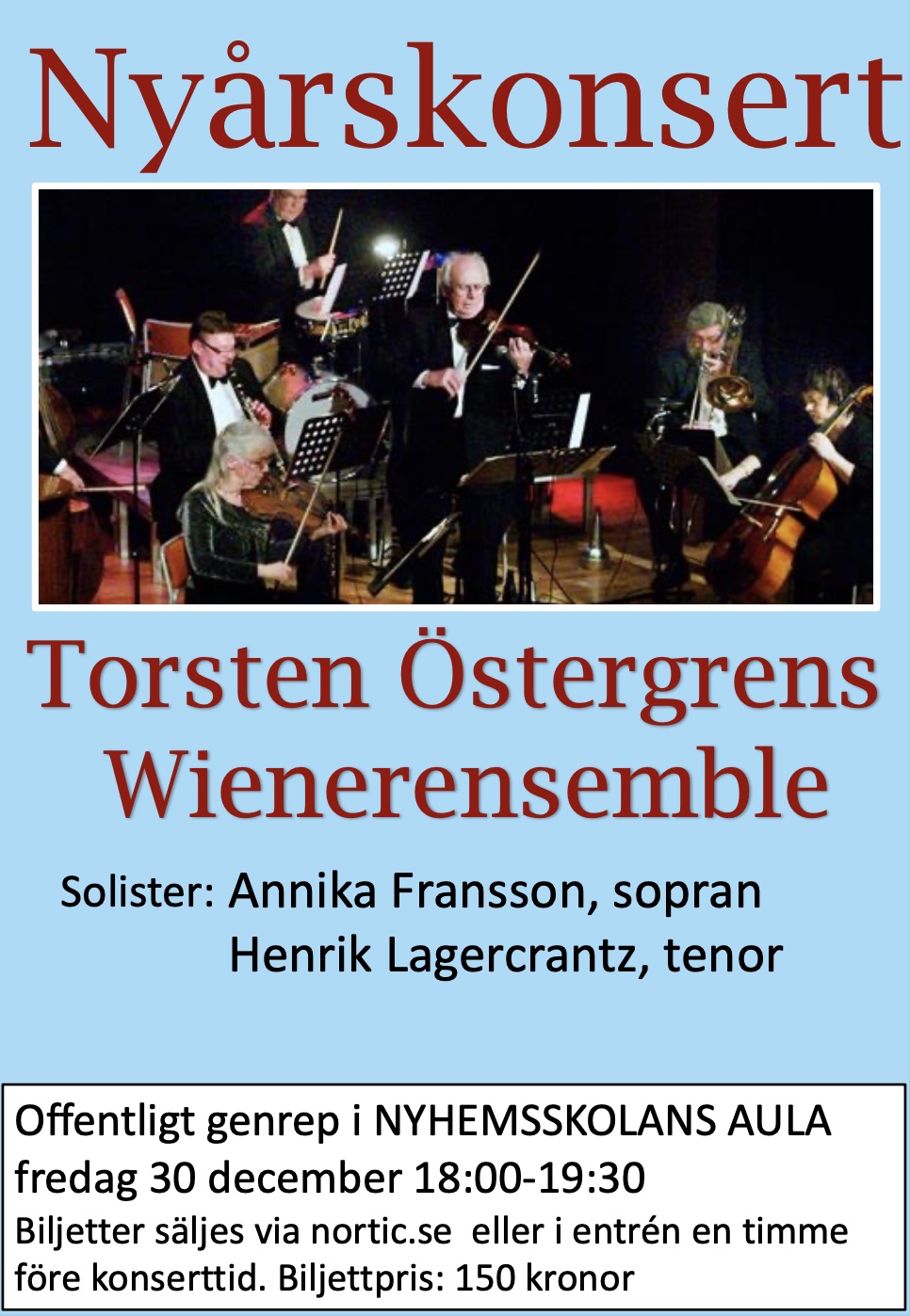 Nyårskonsert med Torsten Östergrens Wienerensemble | Helsingborgsstudent.se