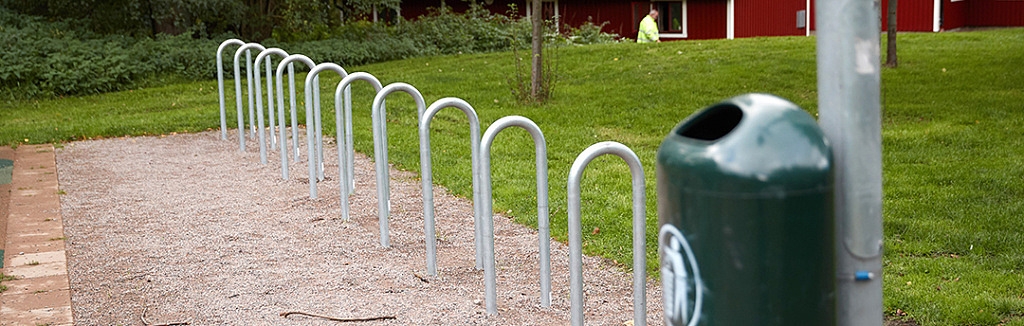 Cykelställ och cykelpollare i naturområden | Stadsmiljöprogram