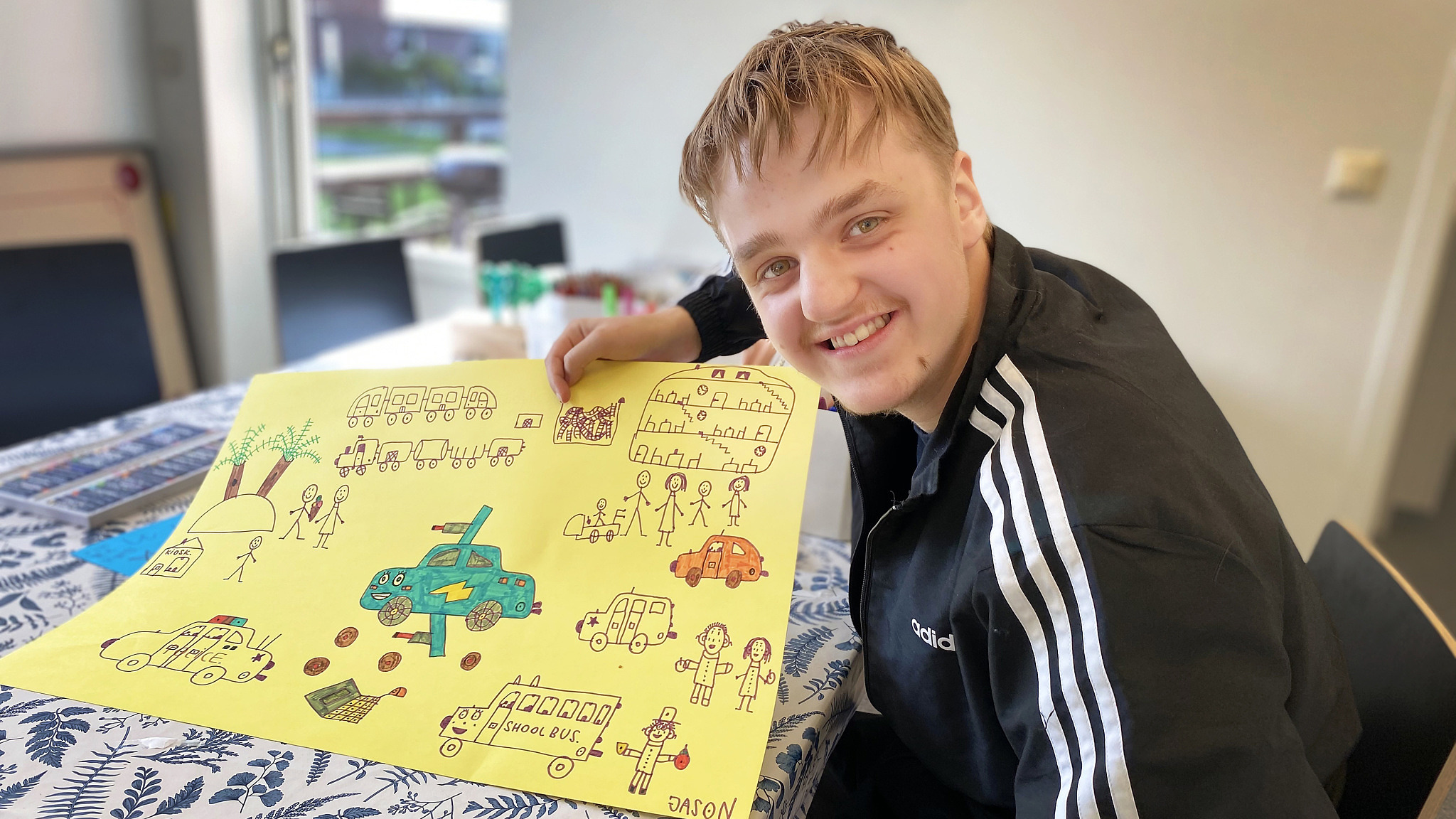 Jason drömmer om att bli ordningsvakt | Vård och omsorg