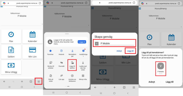 P Mobile | HR-servicecenter