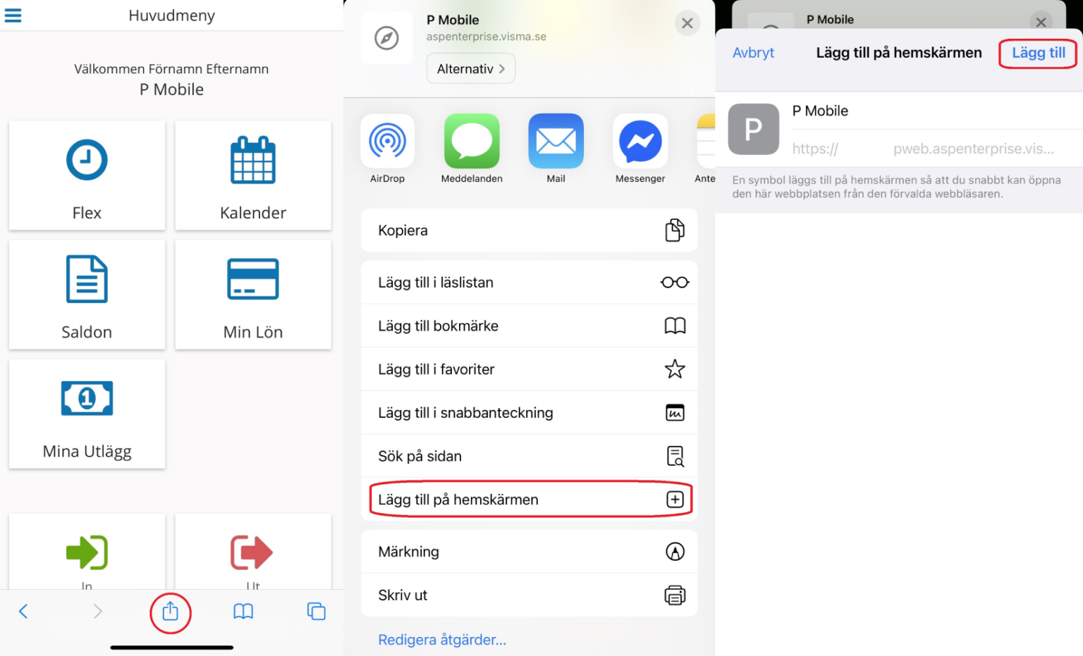 P Mobile | HR-servicecenter